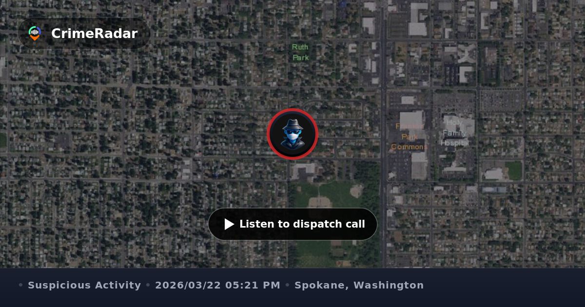 Officers search for three suspects in Franklin Park, Spokane WA ...