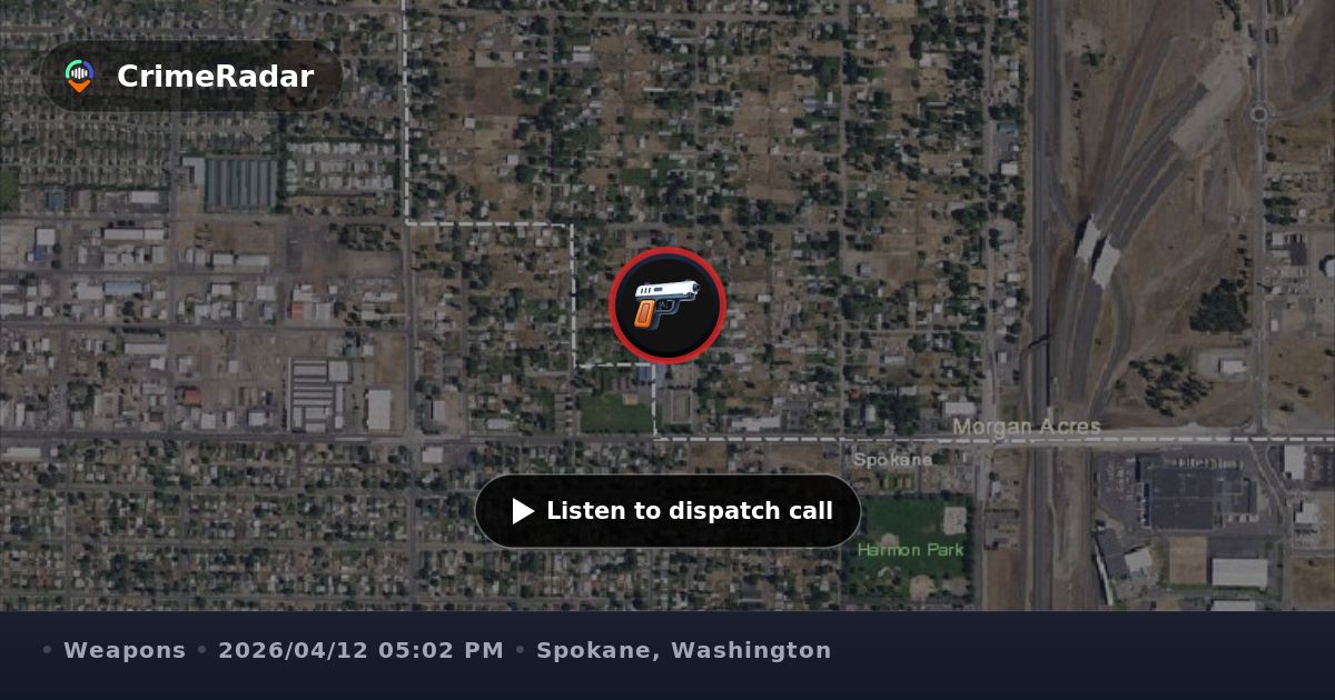 Assault suspect armed with rifle threatens police, Spokane WA | CrimeRadar