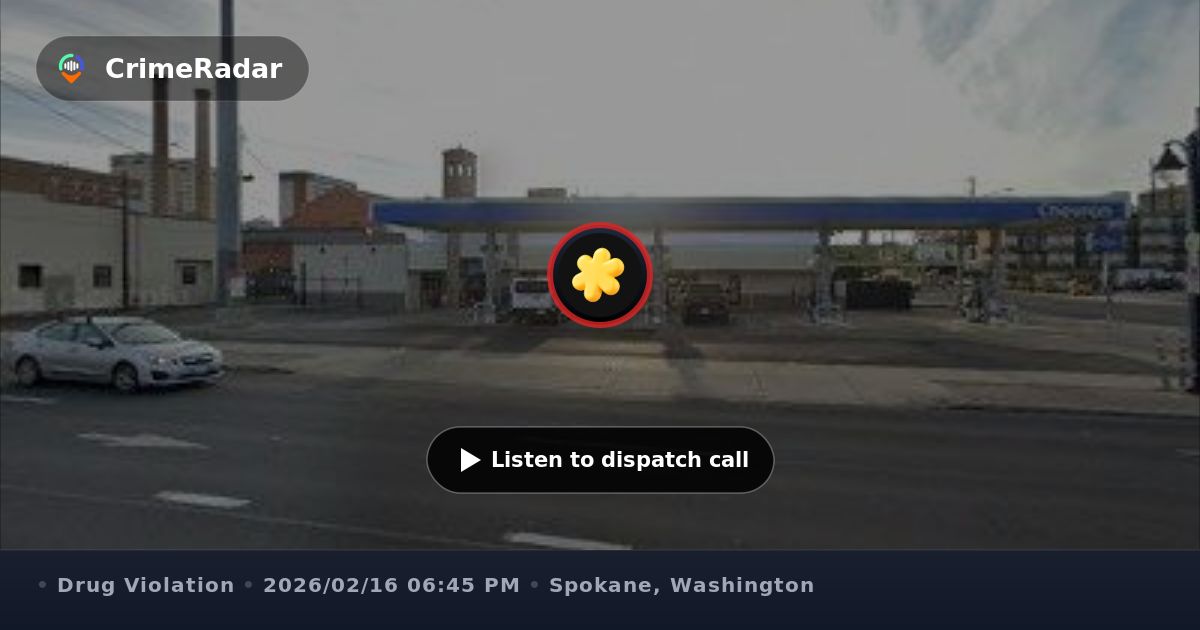 Overdose reported near West Third Avenue in Spokane, Spokane WA ...