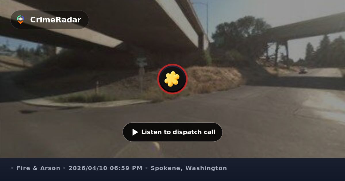 Fire response at South Inland Empire Way, Spokane WA | CrimeRadar
