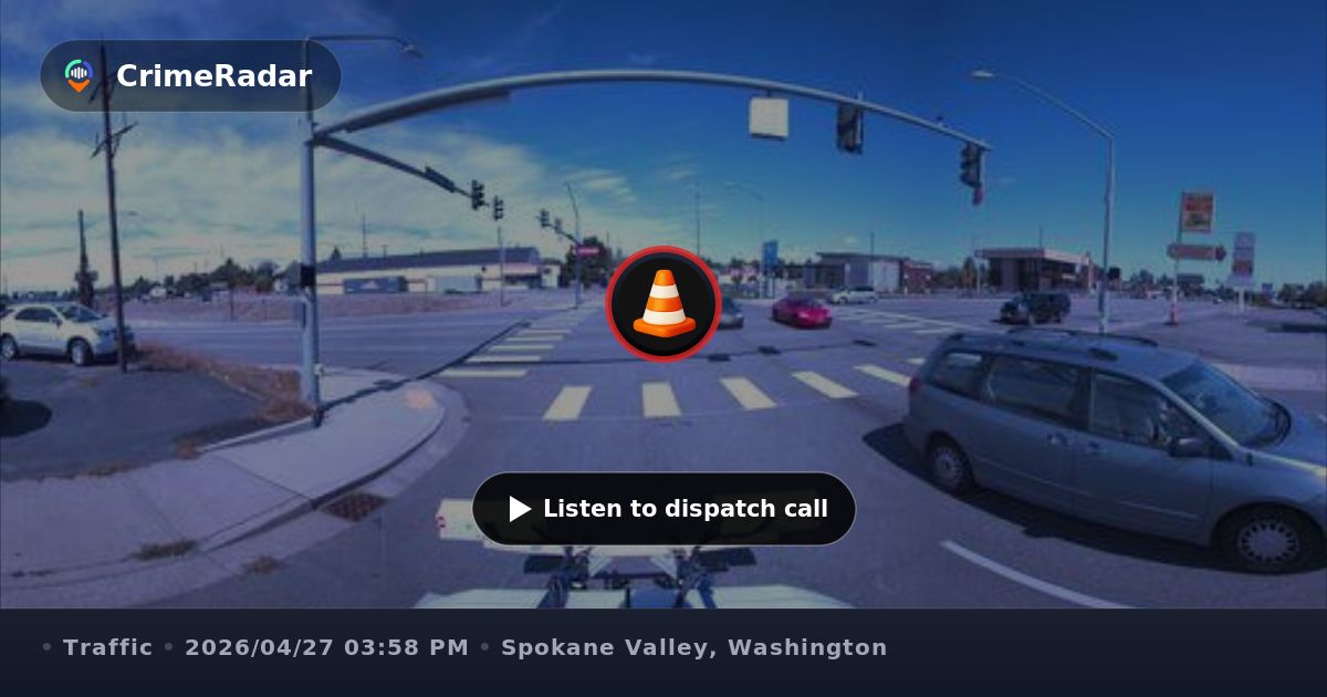 Two-car crash on Sprague near Argonne, Spokane Valley WA | CrimeRadar