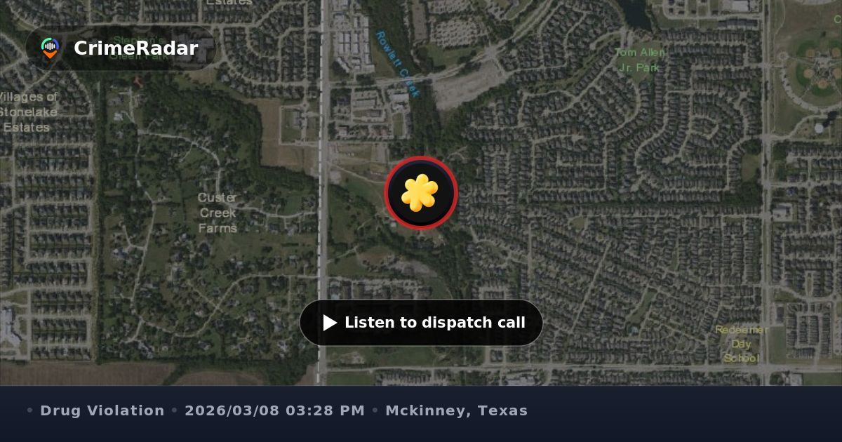Marijuana complaint at Carter apartment complex, Mckinney TX | CrimeRadar