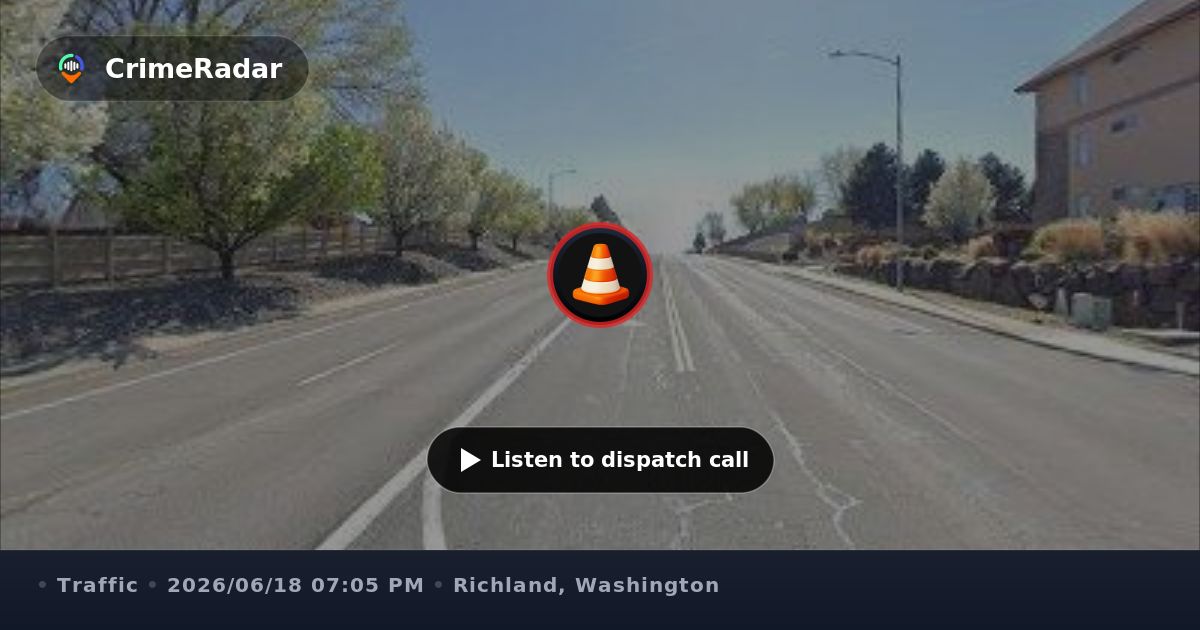Two-vehicle crash blocks lane at Canyon and Steptoe, Richland WA ...