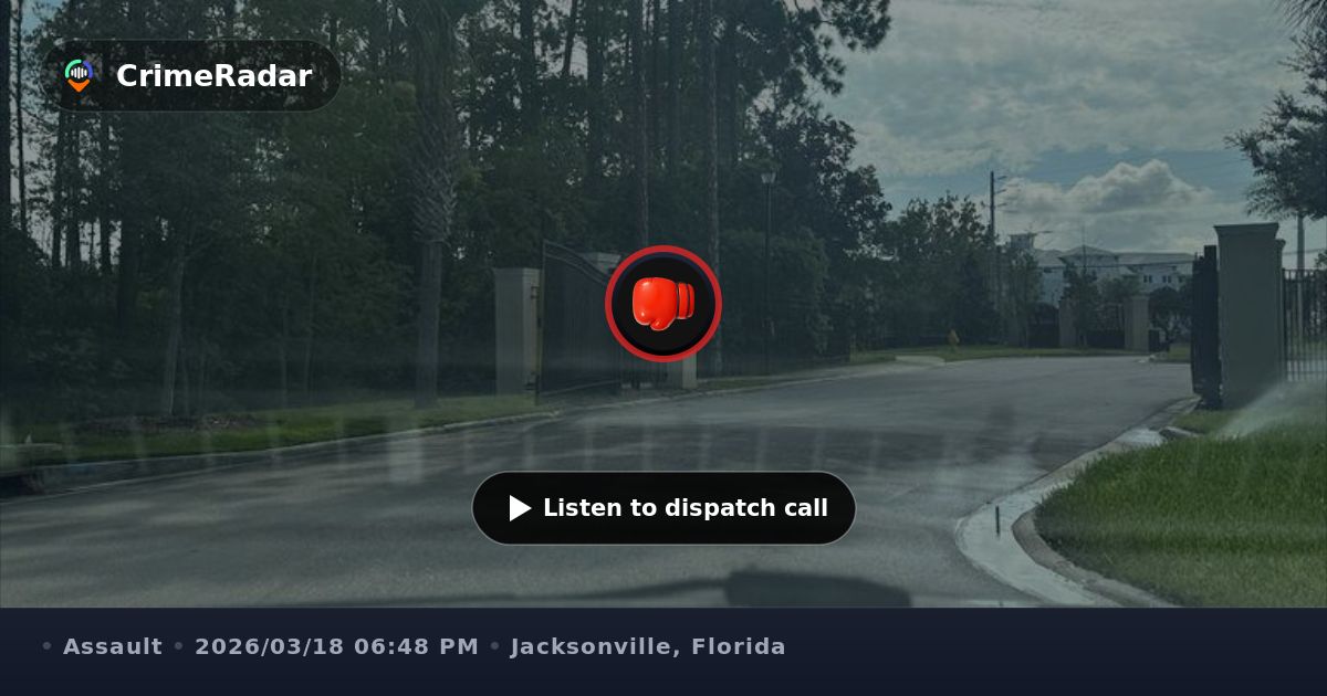 Assault reported at Highland Point Drive home, Jacksonville FL | CrimeRadar