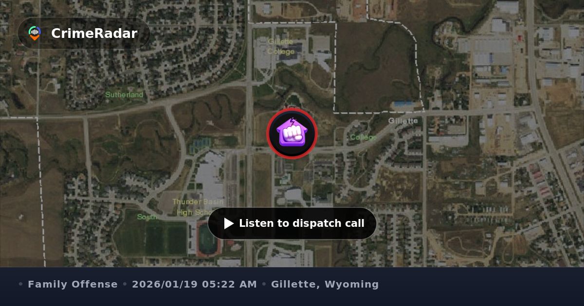 Deputies assist person after dispute near Running W Dr, Gillette WY ...