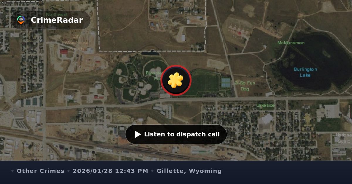 Possible civil standby at weigh station, Gillette WY | CrimeRadar