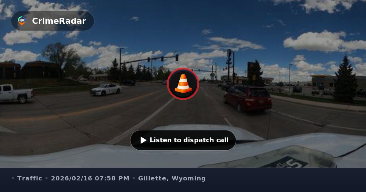 Two-vehicle crash at Highway 59 and Camel Drive, Gillette WY | CrimeRadar