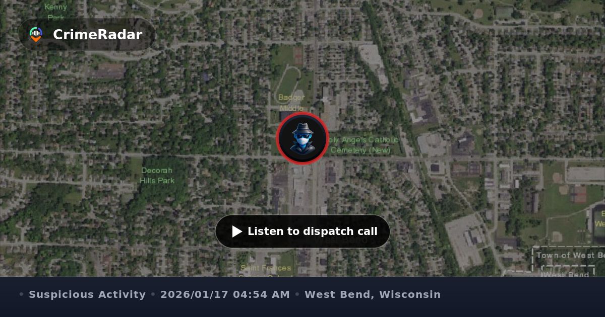 Deputies check on suspicious SUV at gas station, West Bend WI | CrimeRadar