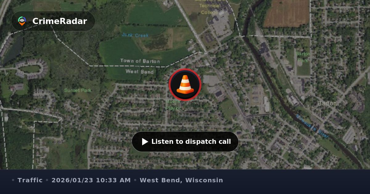 Deputies pursue vehicle near Sunset Ridge and Roosevelt, West Bend WI ...