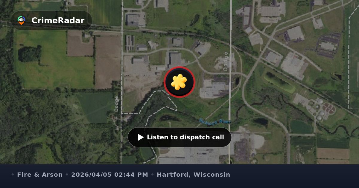 Fire response completed at Quad Graphics site, Hartford WI | CrimeRadar