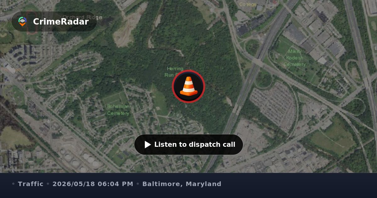 Vehicle accident on Pulaski Highway, Baltimore MD | CrimeRadar
