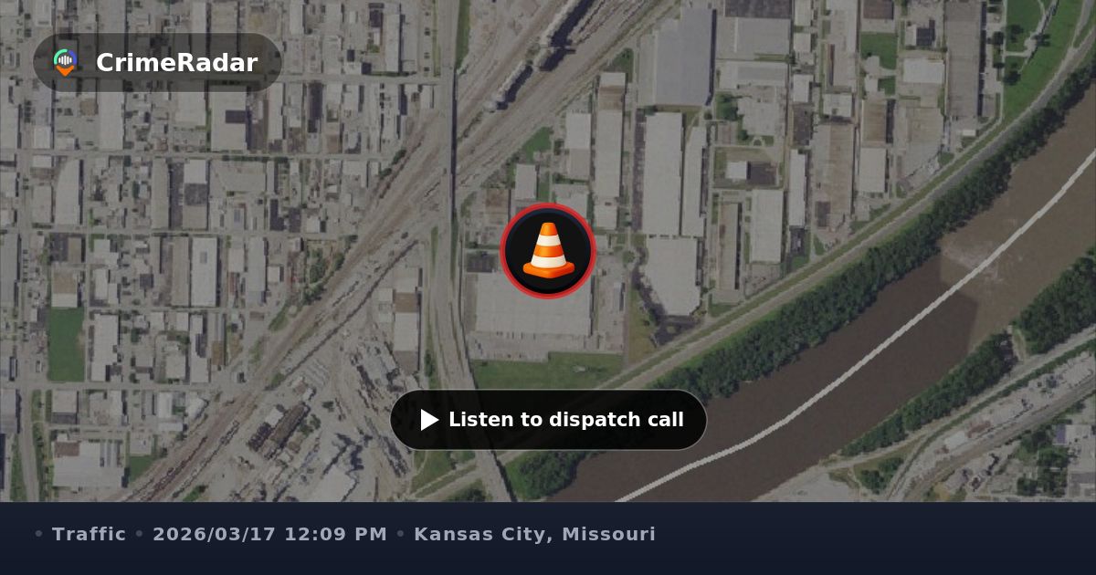 Traffic accident near Paseo Bridge in Kansas City, Kansas City MO ...