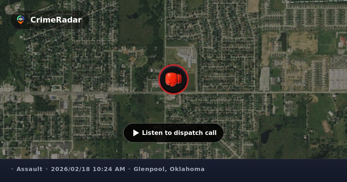 Local police busy handling assault incident, Glenpool OK | CrimeRadar