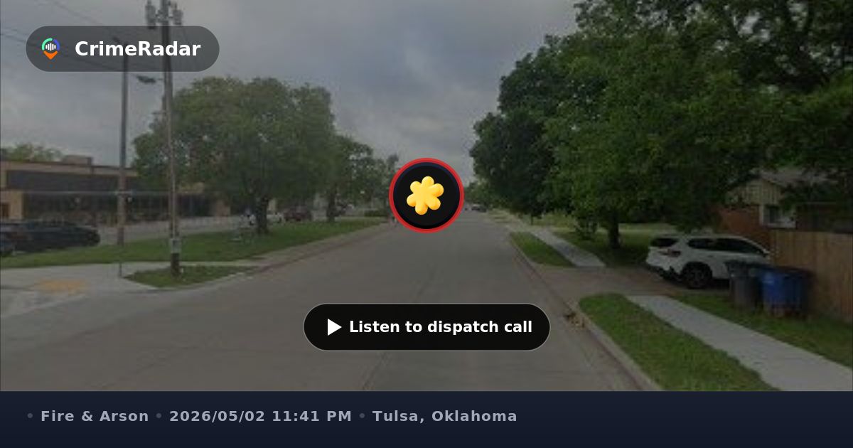 Train derailment and diesel leak near 23rd Street, Tulsa OK | CrimeRadar