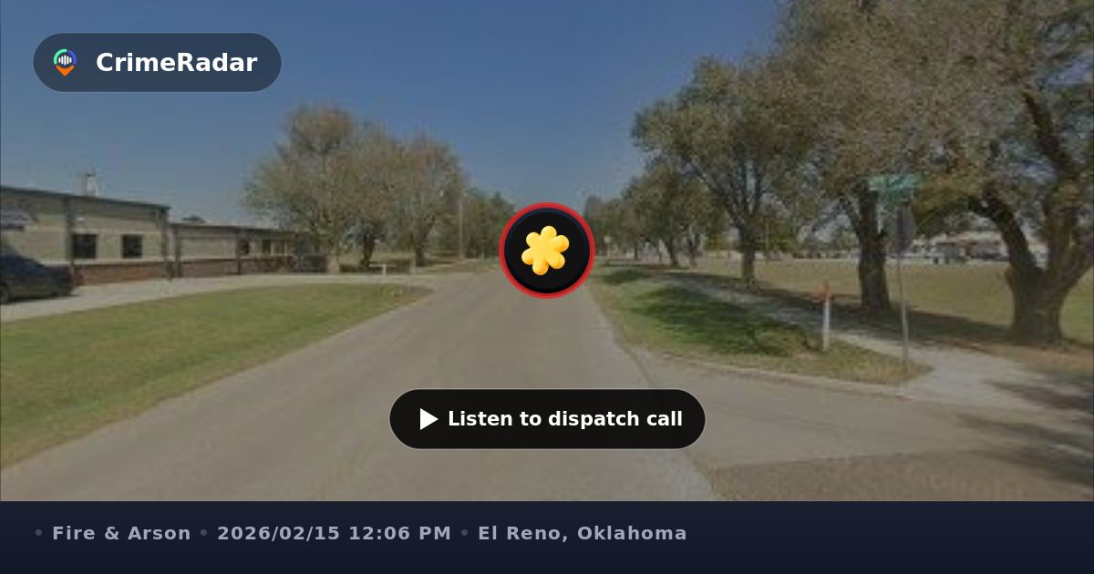 Transformer fire sparks grass fire in El Reno, El Reno OK | CrimeRadar