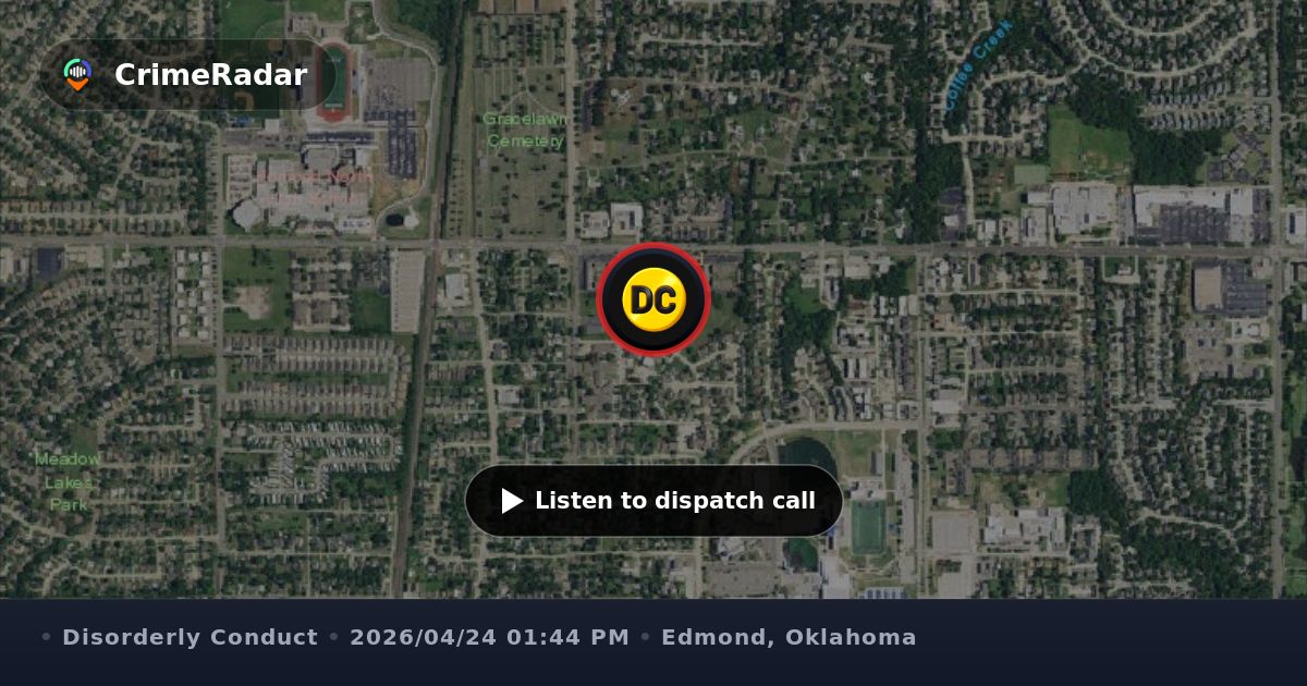 Police requested after disagreement at library, Edmond OK | CrimeRadar
