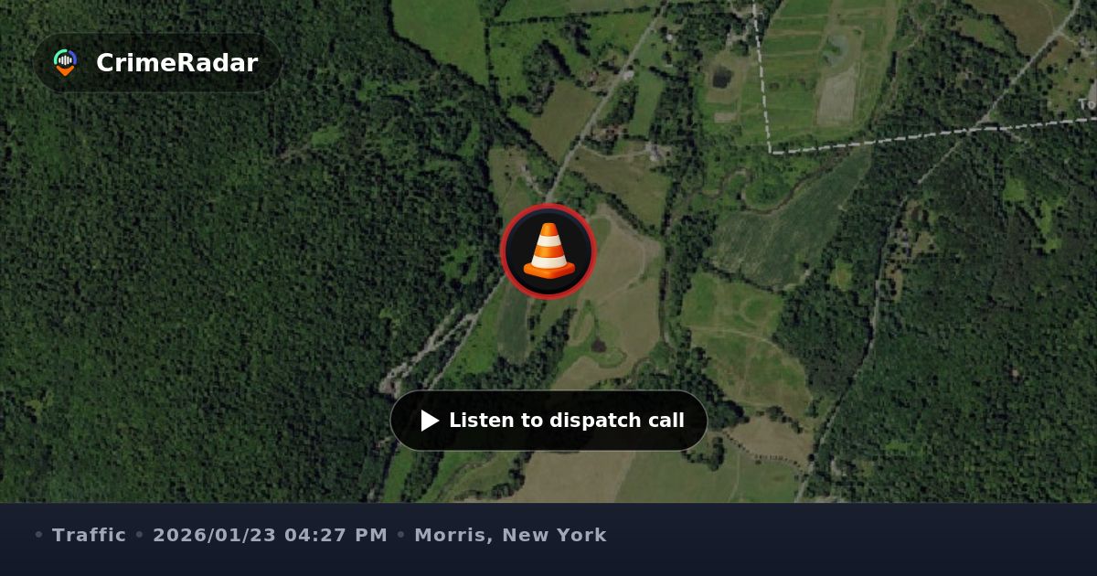 Possible motorcycle crash near State Highway 51, Morris NY | CrimeRadar