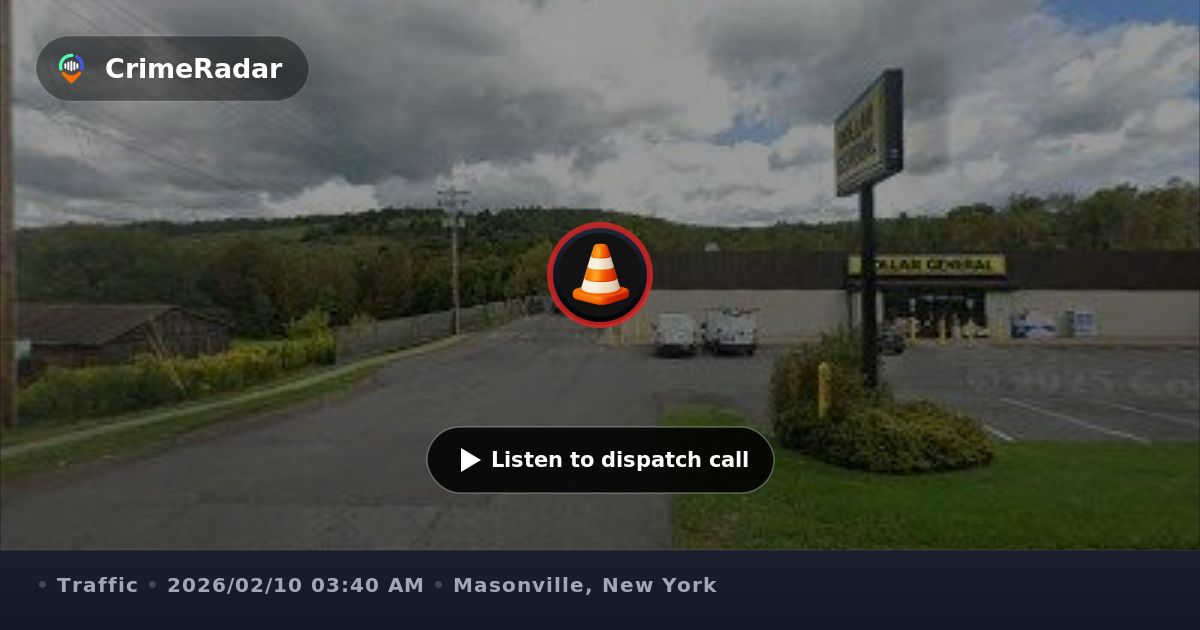 Tractor trailer breaks down near Masonville, Masonville NY | CrimeRadar