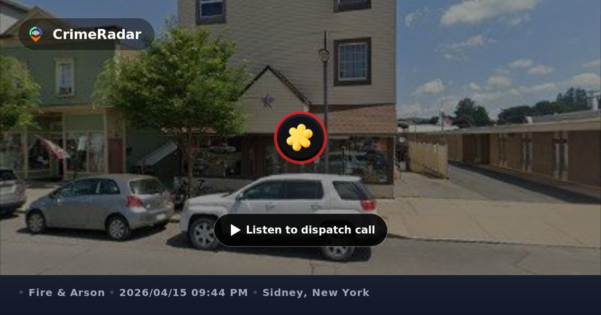 Structure fire near Main Street apartments in Sidney, Sidney NY ...