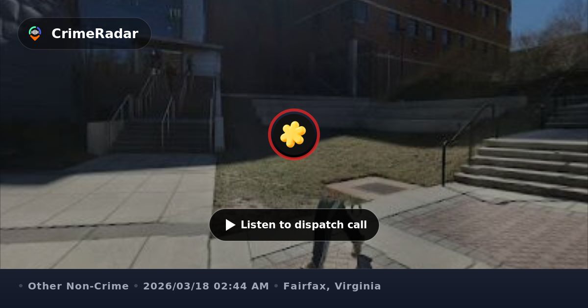 Person stuck in elevator at Planetary Hall, Fairfax VA | CrimeRadar