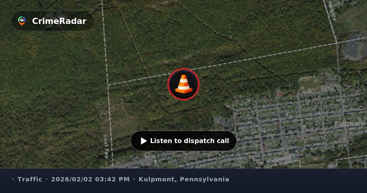Vehicle crash with injury near Chestnut St, Kulpmont PA | CrimeRadar