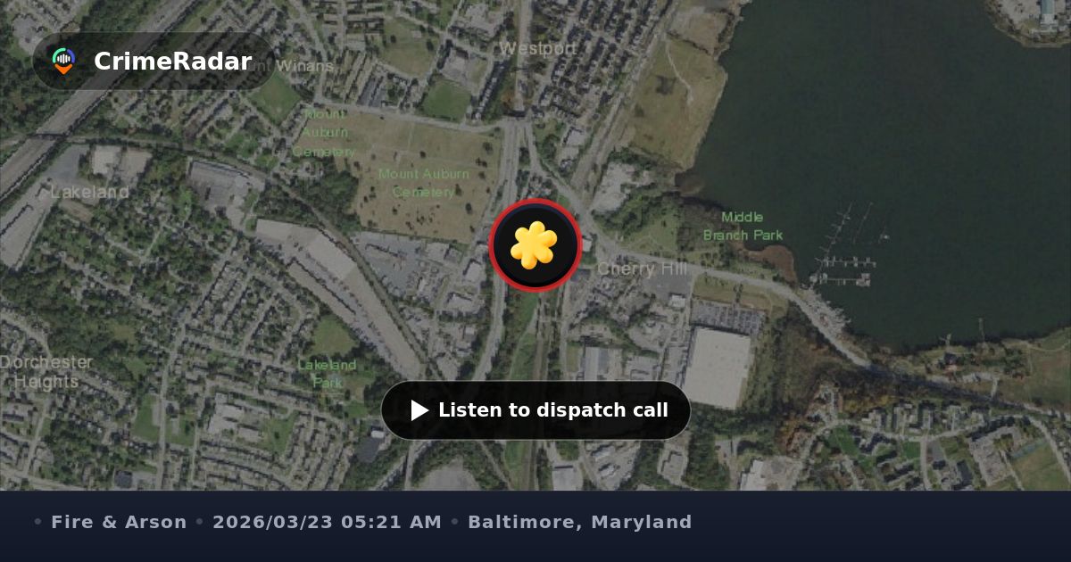 Odor of gas reported on Washington Urban Lane, Baltimore MD | CrimeRadar