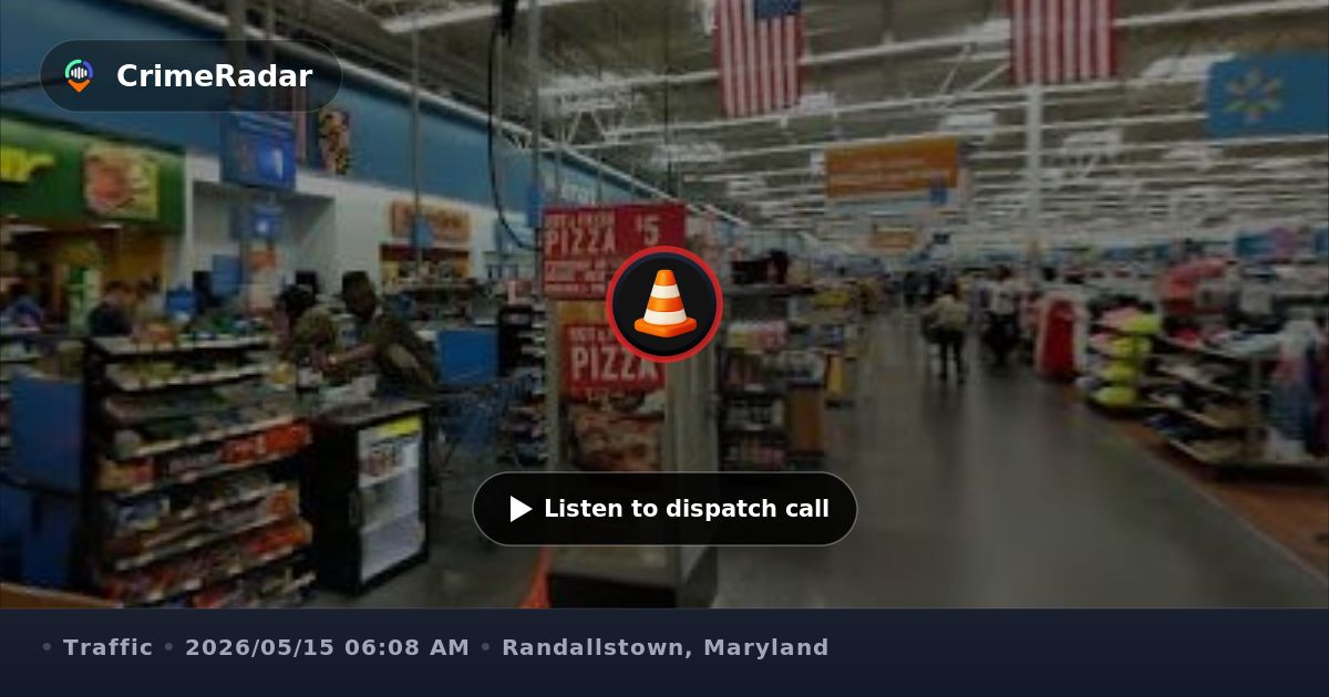 Vehicle hits tree near Walmart on Liberty Road, Randallstown MD ...