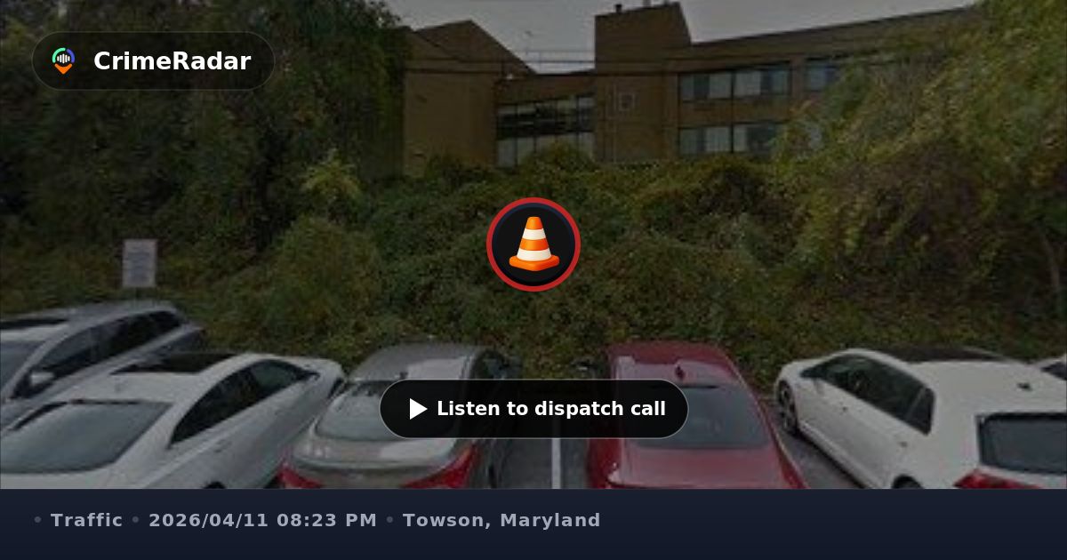 Traffic crash reported on I-695 outer loop, Towson MD | CrimeRadar
