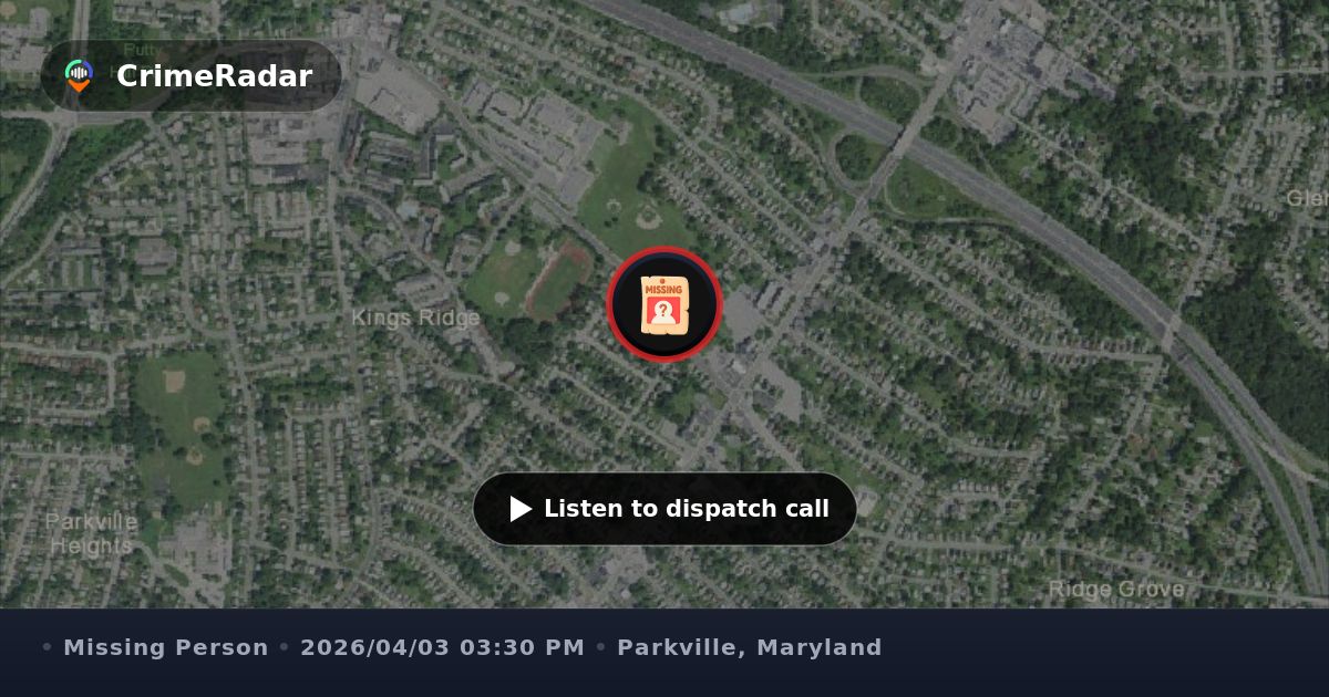 Runaway child at risk near Hiss Avenue in Parkville, Parkville MD ...