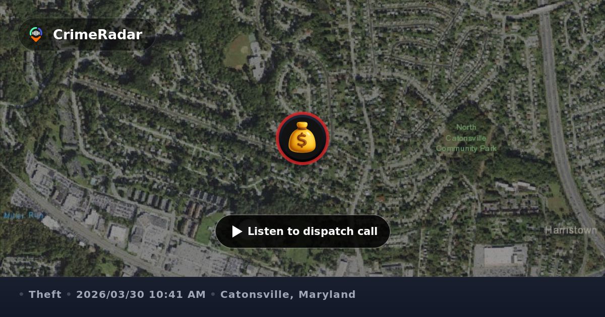 Ice cream theft reported at Sweet Frog, Catonsville MD | CrimeRadar
