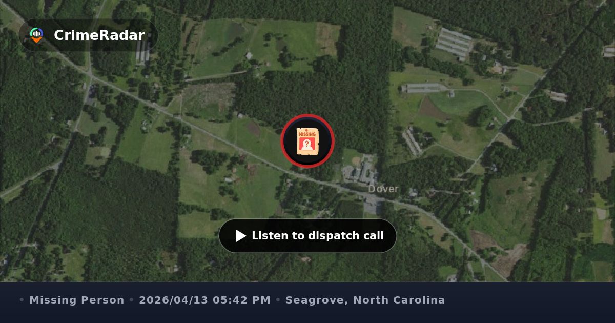 Report of missing man last seen with female companion, Seagrove NC ...