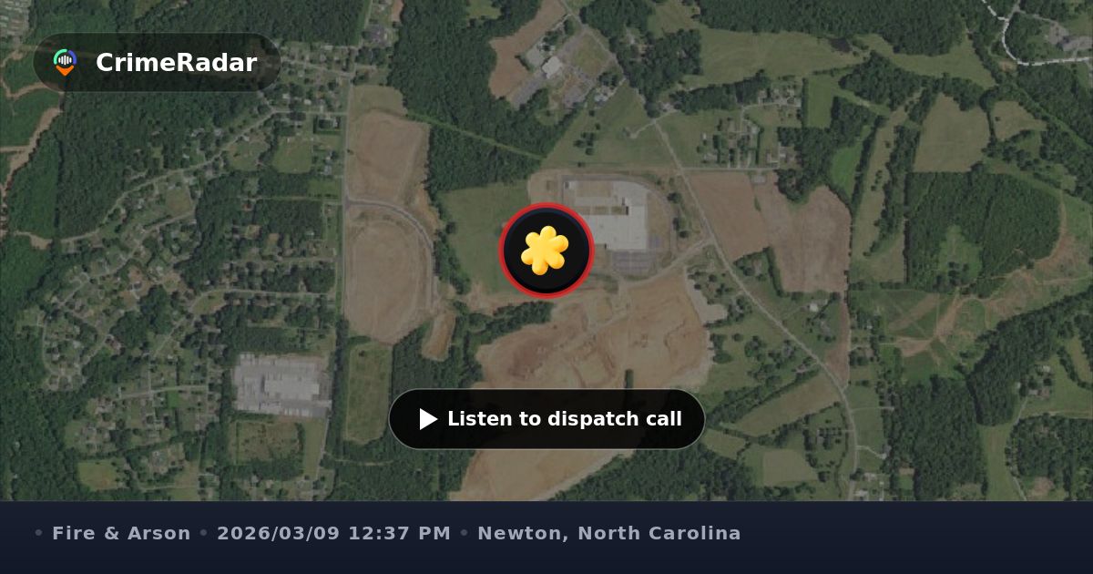 Warehouse fire at Corning Optical Trivium Plant, Newton NC | CrimeRadar