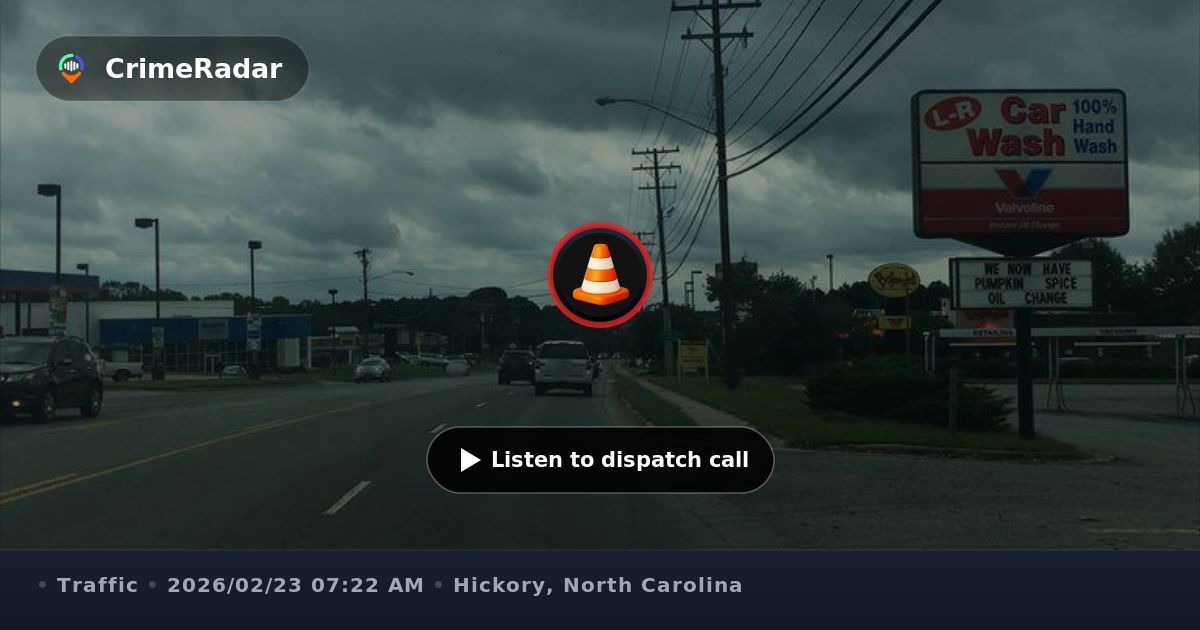 Police respond to crash at Hardee’s parking lot, Hickory NC | CrimeRadar