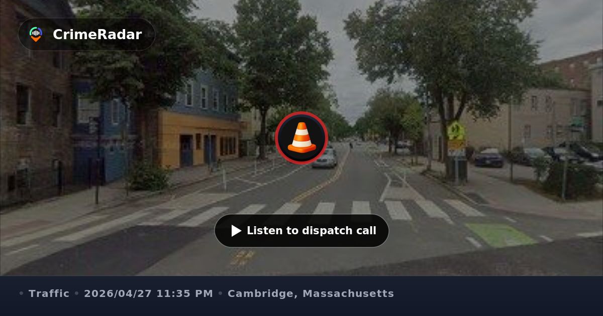 Rollover crash with person trapped in Cambridge, Cambridge MA | CrimeRadar