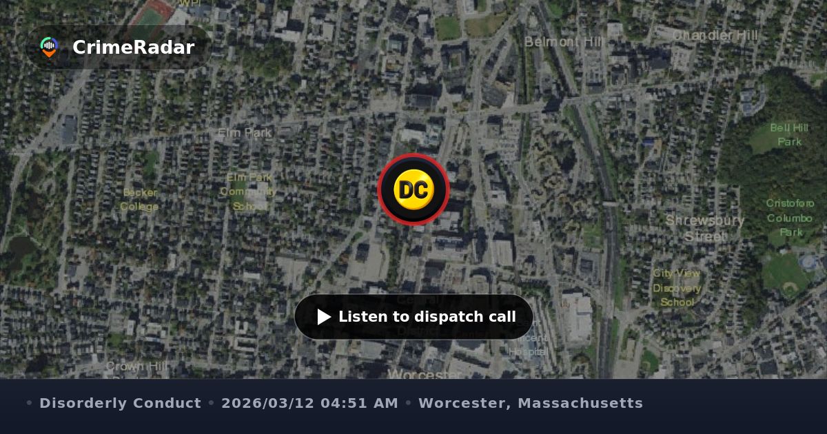 Man sitting in roadway causes traffic at Front Street, Worcester MA ...
