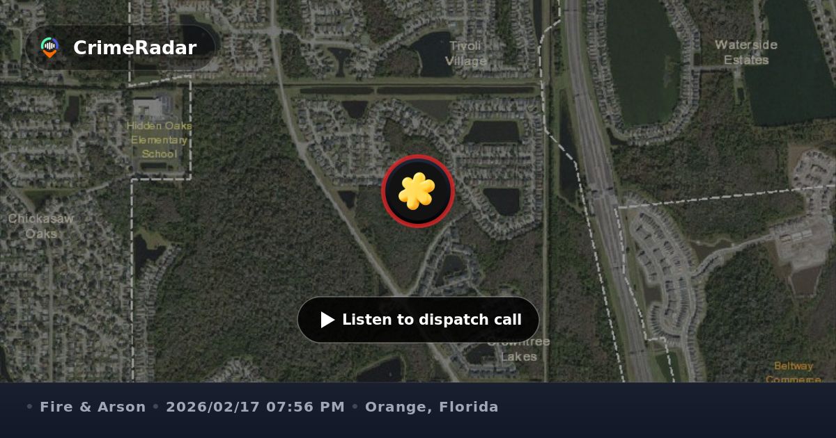 Structure fire at a single-story residential building approximately ...