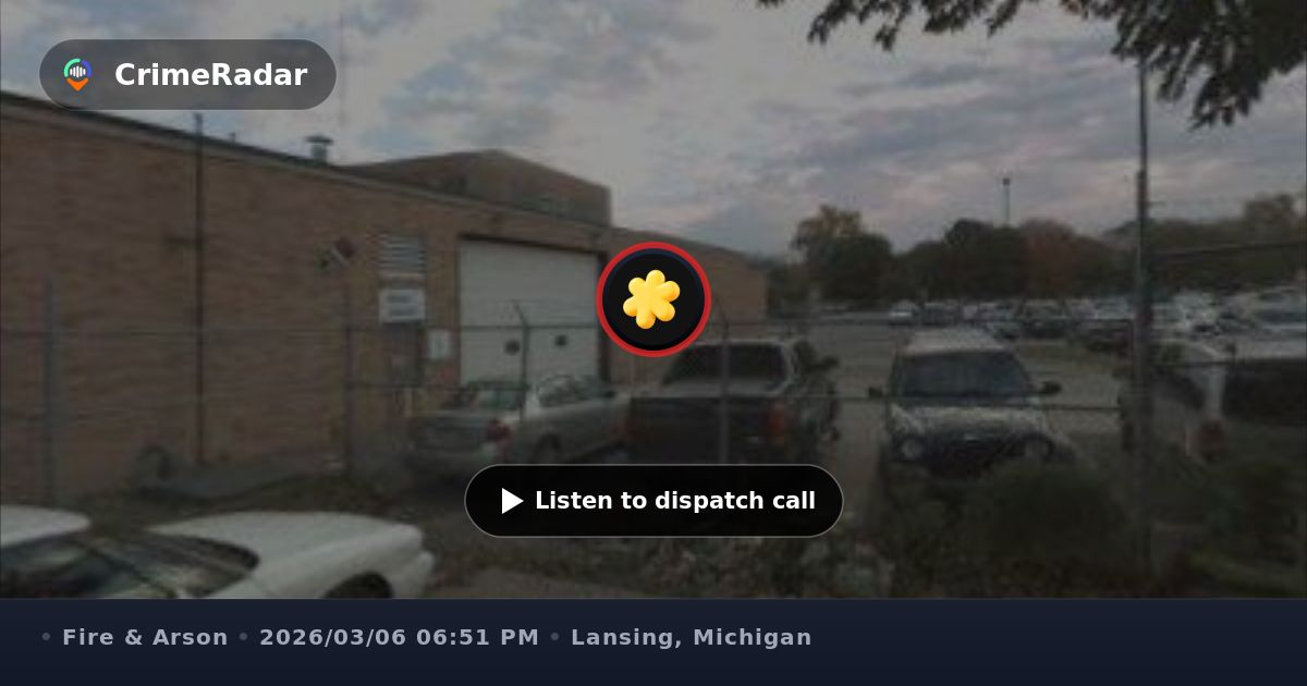Tree leaning on power line in Lansing, Lansing MI | CrimeRadar