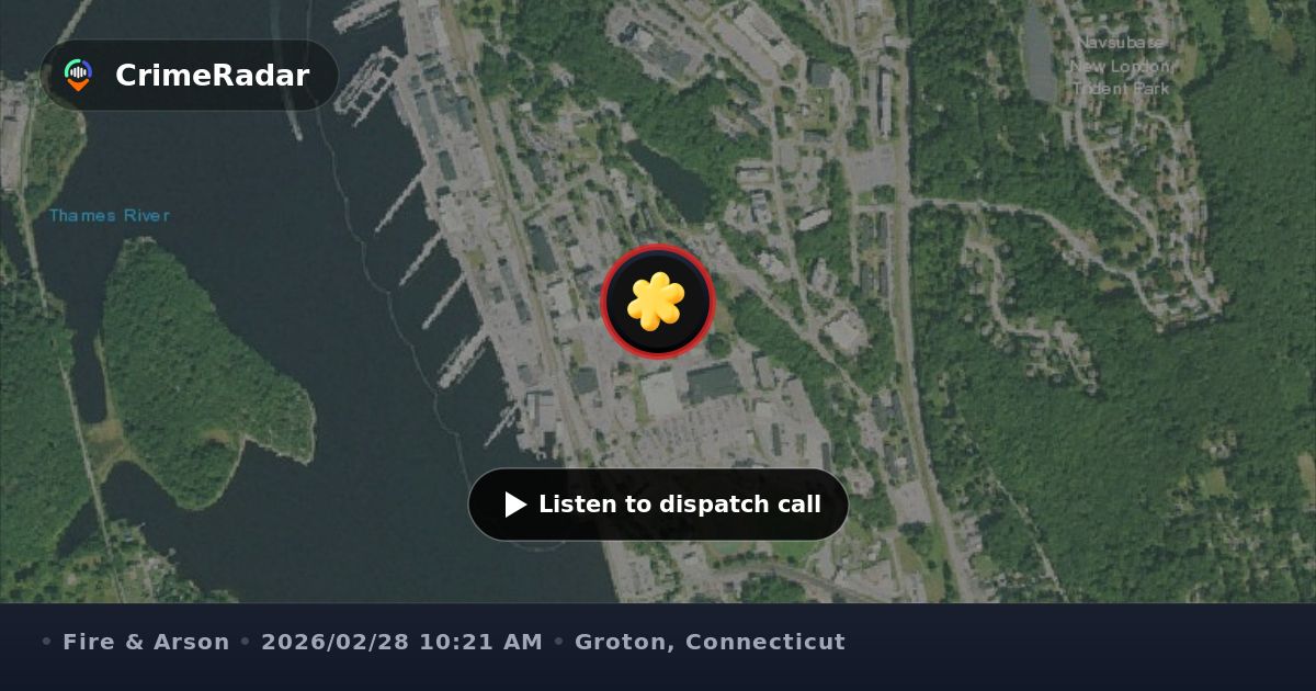 Submarine fire reported at Pier 15 on naval base, Groton CT | CrimeRadar