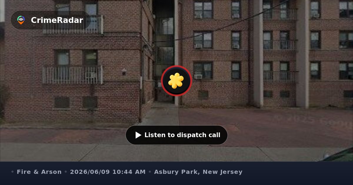 Fire alarm at Lincoln Village on Langford Street, Asbury Park NJ ...