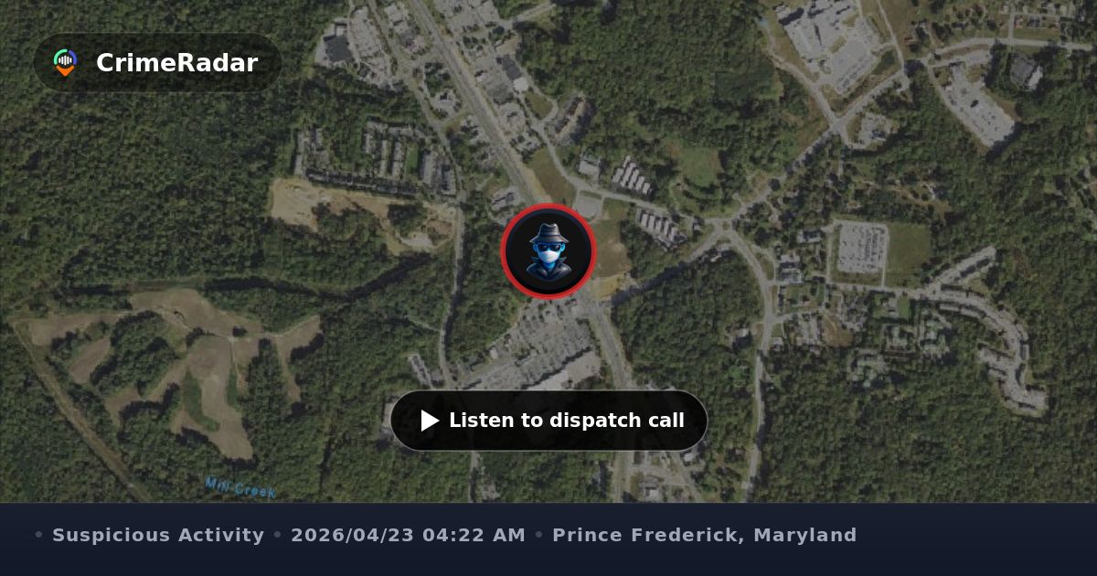 Caller reports unknown noise in office building, Prince Frederick MD ...