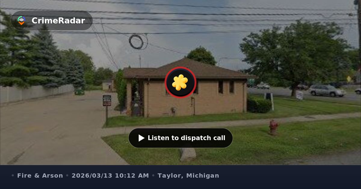 Reported building fire on Ecorse Road in Taylor, Taylor MI | CrimeRadar