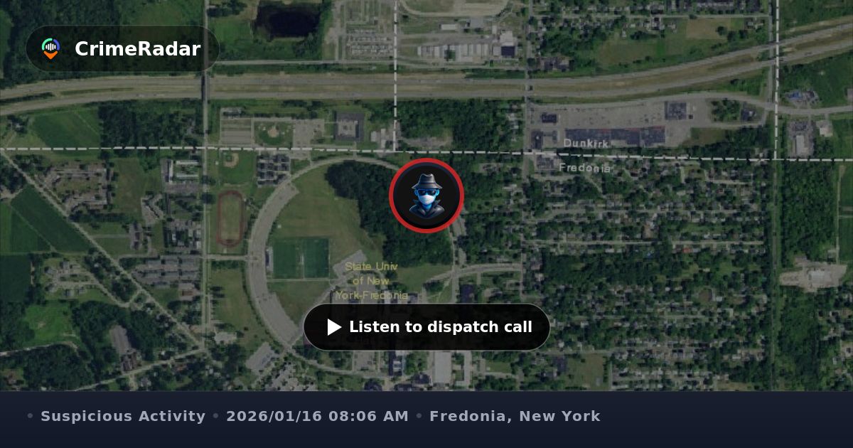 Officers check on unresponsive emergency call at university, Fredonia ...