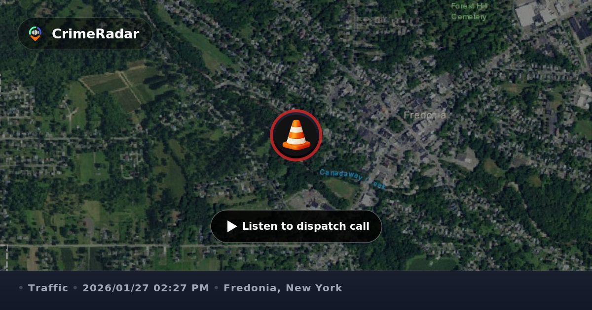 Signal malfunction near West Main and Chestnut St, Fredonia NY | CrimeRadar