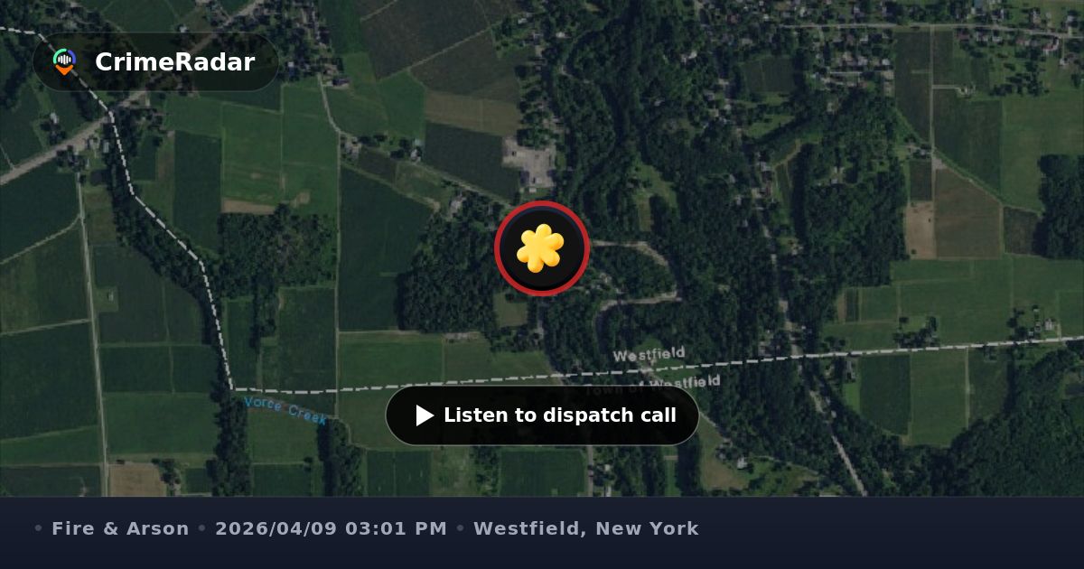 Engines respond to fire near Fort Verge, Fort St, Westfield, Westfield ...