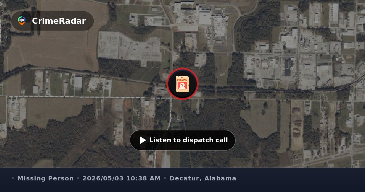 Lost child found near Old Highway 24 in Decatur, Decatur AL | CrimeRadar