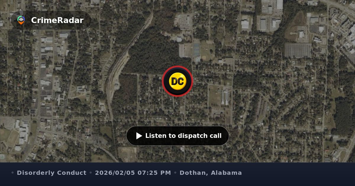 Deputies respond to disturbance at store on Vassar St, Dothan AL ...