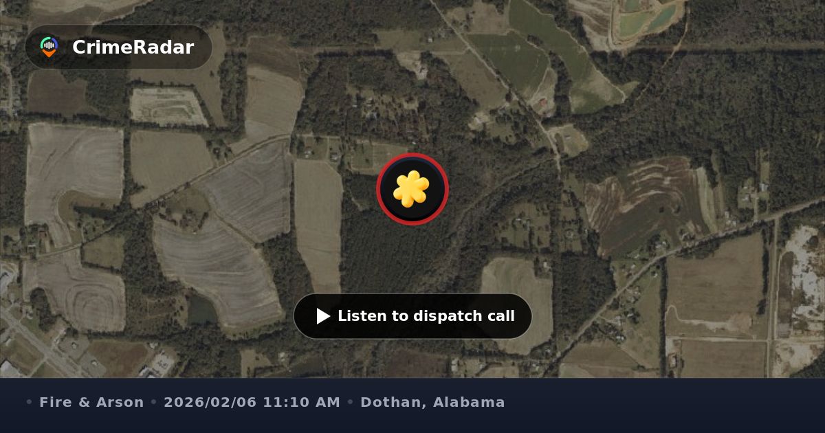 Carbon monoxide incident on Webb Road, Dothan AL | CrimeRadar