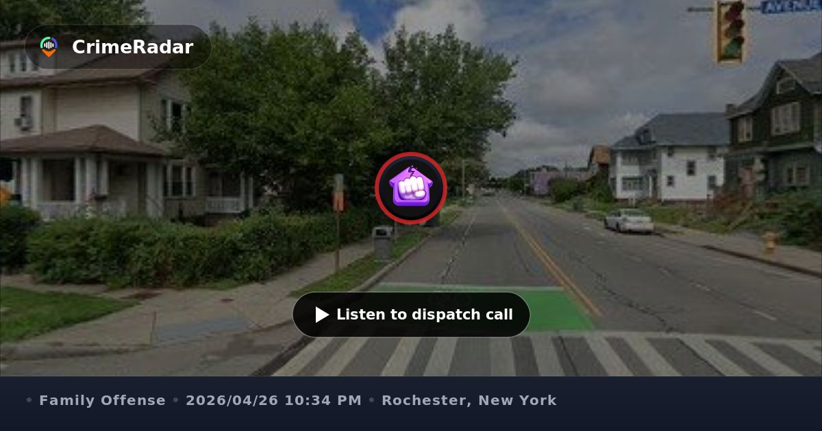Man chasing woman and yelling on St Paul Street, Rochester NY | CrimeRadar