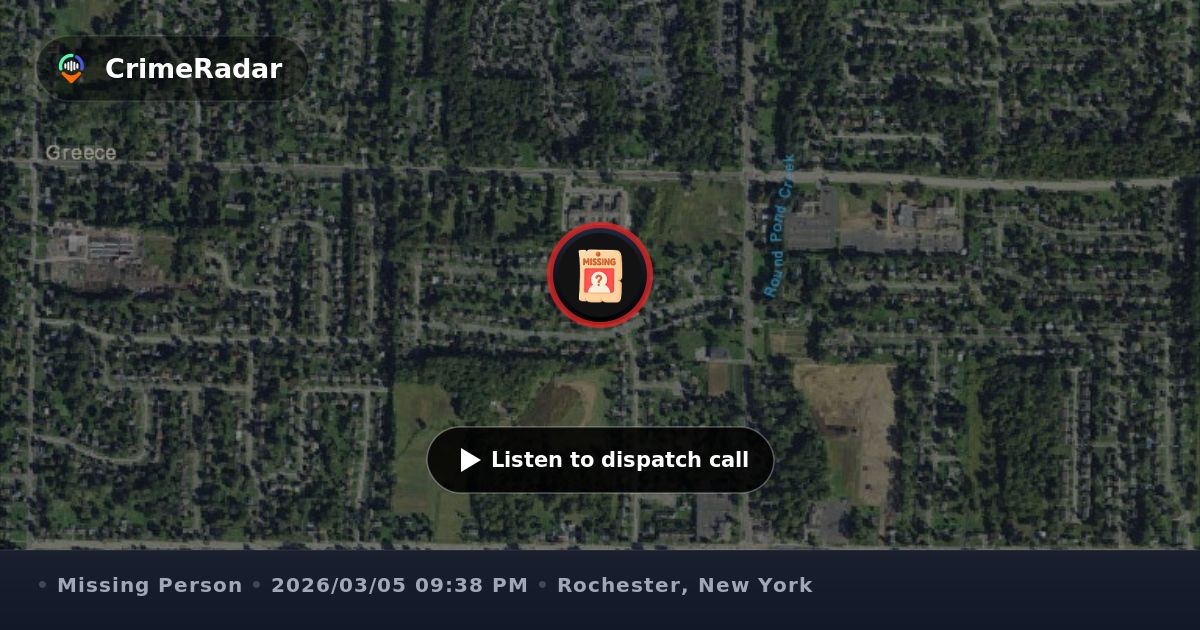 Missing teen located safe at home, Rochester NY | CrimeRadar