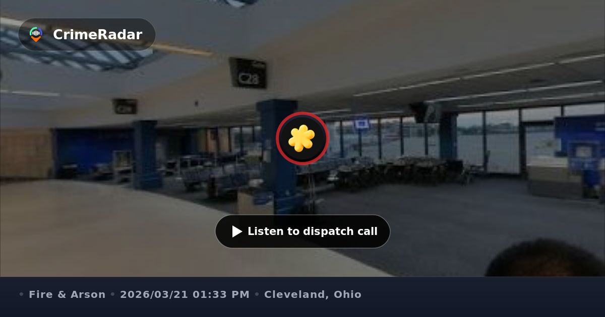 Commercial fire alarm at Cleveland Hopkins Airport, Cleveland OH ...
